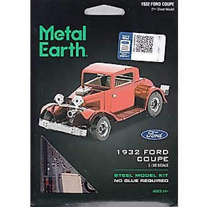 Fascinations Metal Earth 3D Metal Model Kits Ford Set of 2-1932 Coupe - 1937 Pickup