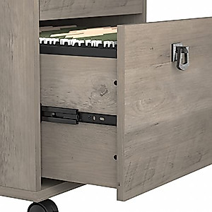 Bush Furniture Homestead Farmhouse Mobile File Cabinet, Driftwood Gray