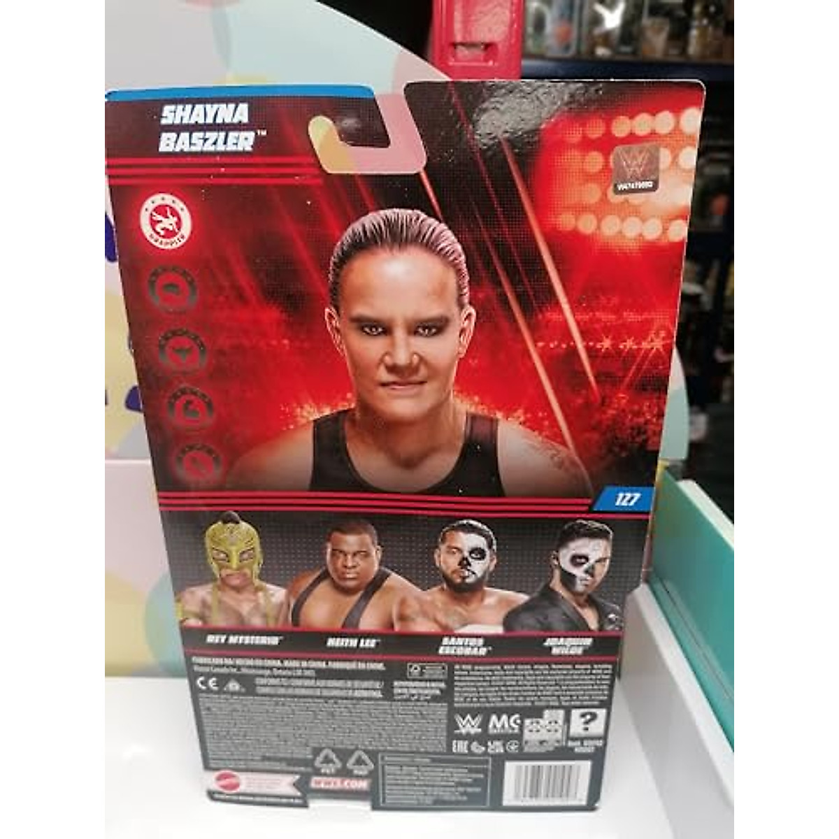 WWE Basic Shayna Baszler Action Figure, Posable 6-inch Collectible for Ages 6 Years Old & Up, Series # 127