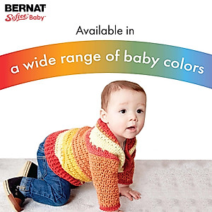 Bernat Softee Baby White Yarn - 3 Pack of 141g/5oz - Acrylic - 3 DK (Light) - 362 Yards - Knitting/Crochet