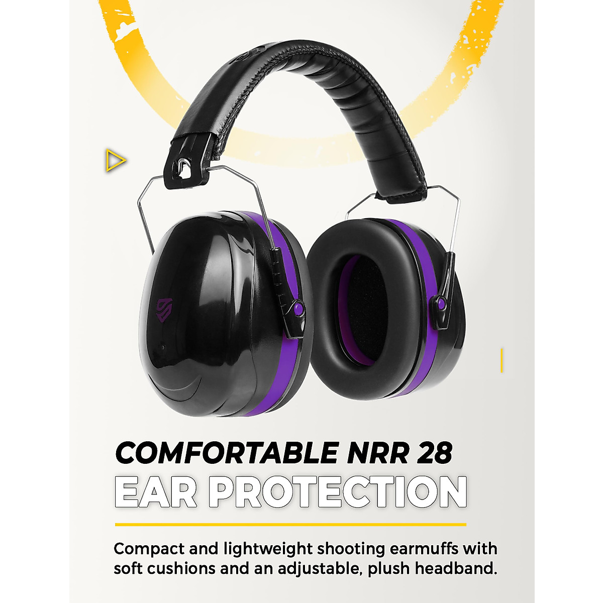 TradeSmart High-Performance Earmuffs for Shooting Range & Shooting Eye Protection Glasses + Firearm Confidence Course Included