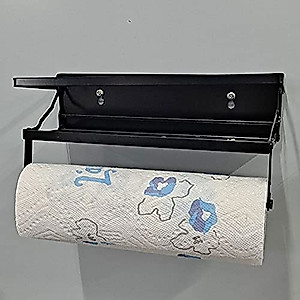 evron Black Shower Caddy Hanging Shelf Towel Bar Rack with Hooks for Hanging Sponge,Wall Mount&No Drilling Adhesive Shower Storage,Shampoo Bathroom Shower Organizer Metal