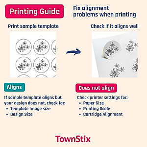 2" Round Matte White Sticker Label, Laser/Inkjet Printing - Letter Size, 30 Sheets