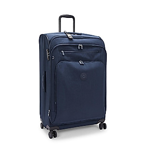 Kipling Youri Spin Large 4 Wheeled Rolling Luggage Blue Bleu 2