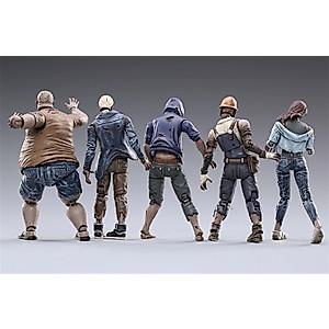 HiPlay JoyToy 1/18 Scale Science-Fiction Action Figures Full Set-Life After Infected Series-Zombie Action Figure(Chubby LAI002)