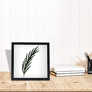 NAOKBOEE 9x9 Picture Frame in Black - Horizontal and Vertical Formats for Wall and Tabletop - Photo Frames with Shatter Resistant Plexiglass