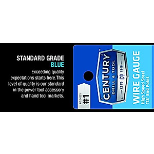 Century Drill & Tool 11429 Wire Gauge Drill Bit, No. 29