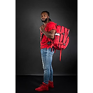 Ninja Viking Gym Backpack for Men and Women (RED)
