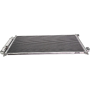 Kool Vue A/C Condenser Compatible With 2008-2012 Honda Accord, Fits 2012-2015 Crosstour, Fits 2010-2011 Accord Crosstour With Receiver Drier