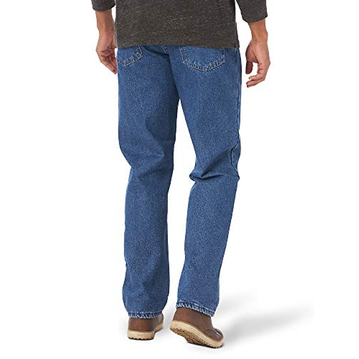 Wrangler Authentics Men's Fleece Lined Five Pocket Jean, Stonewash, 34W X 32L