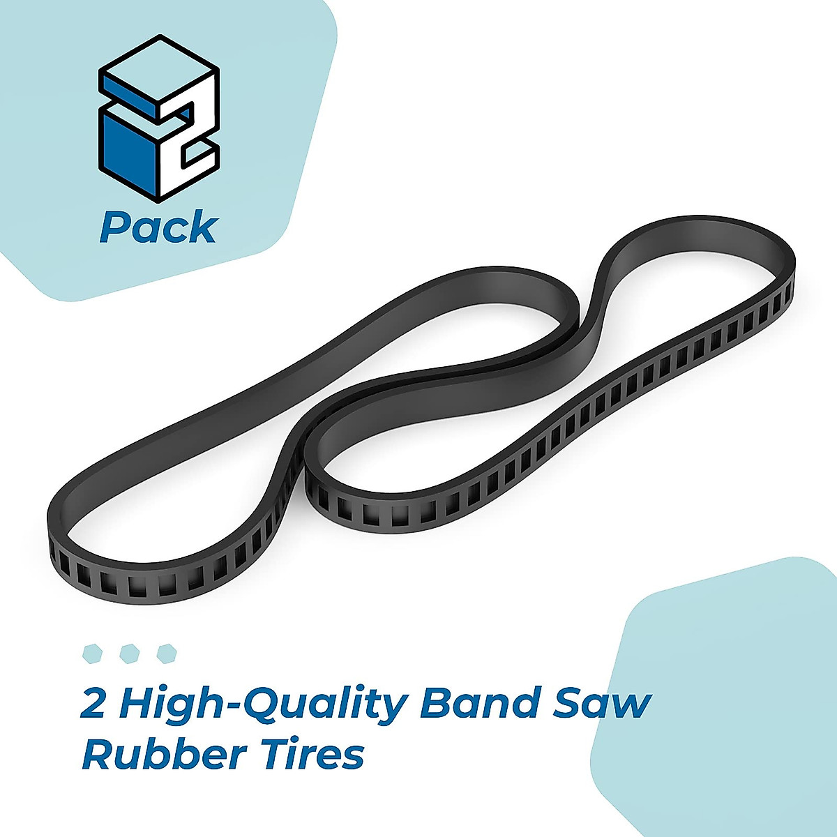 45-69-0010 Blade Pulley Tire Replacement for Milwaukee Band Saws Deep Cut 6230 6232-6 6225 6232 6227-2 Pack