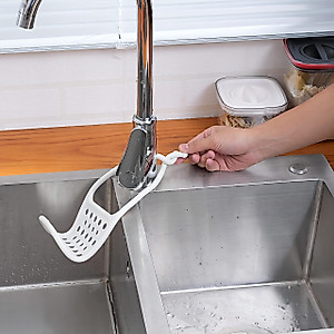 YHBRAK Kitchen Sink Caddy 2 Pieces Shower Caddies Sponge holder, Universal Folding Single-Sided Sponge Holder Drain basket