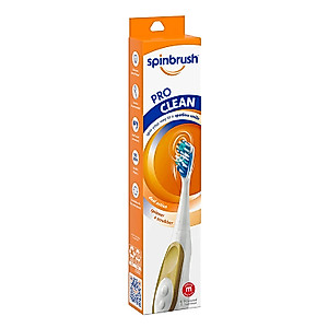 ARM & HAMMER Spinbrush Pro Series Daily Clean Powered Toothbrush Medium - Color Vary (Pack of 3)