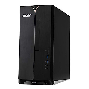 Acer Aspire TC-390-UA91 Desktop, AMD Ryzen 3 3200G Quad-Core Processor, AMD Radeon Vega 8 Graphics, 8GB DDR4, 512GB NVMe M.2 SSD, 8X DVD, Wi-Fi 5, Windows 10 Home