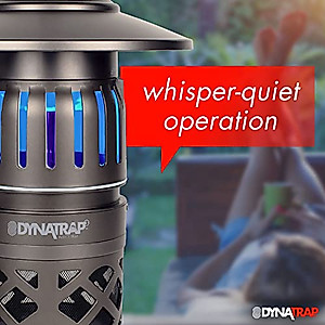 DynaTrap DT1050-TUNSR Mosquito & flying Insect Trap – Kills Mosquitoes, Flies, Wasps, Gnats, & Other Flying Insects – Protects up to 1/2 Acre