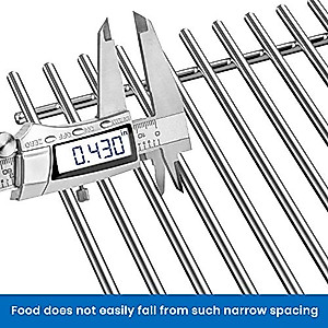 Stanbroil Stainless Steel Cooking Grate for Weber Genesis II and Genesis II LX 300 Series Gas Grills - Grill Grid Grate for Weber Genesis 2022 - Replacement Parts for Weber 66095 - Set of 2