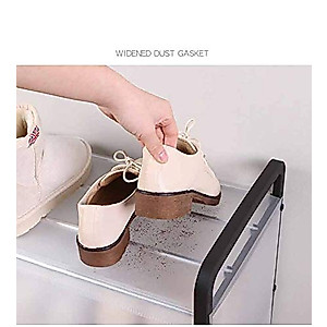 N/A Simple Dormitory Bedroom Space Multi-Layer Shoe Rack Multi-Function Household Dust-Proof Artifact Storage Shoes Rack