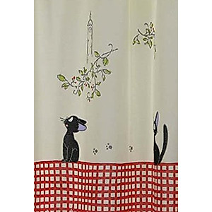 Studio Ghibuli Kiki's Delivery Service Cafe Curtain Walking Jiji Made in Japan