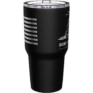 We The People Holsters - Gadsden Flag - Dont Tread On Me - Snake Tumbler - American Flag Coffee Travel Mug - American Made Travel Mug - Double Insulated Tumbler - 30 oz