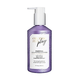 ORLANDO PITA PLAY Foam Full Volumizing Shampoo, Exclusive Mega Pump 5 Protein Complex, For Amplified Body & Refreshing Fullness, Gently Cleanses & Creates Bounce, 9.2 Fl Oz