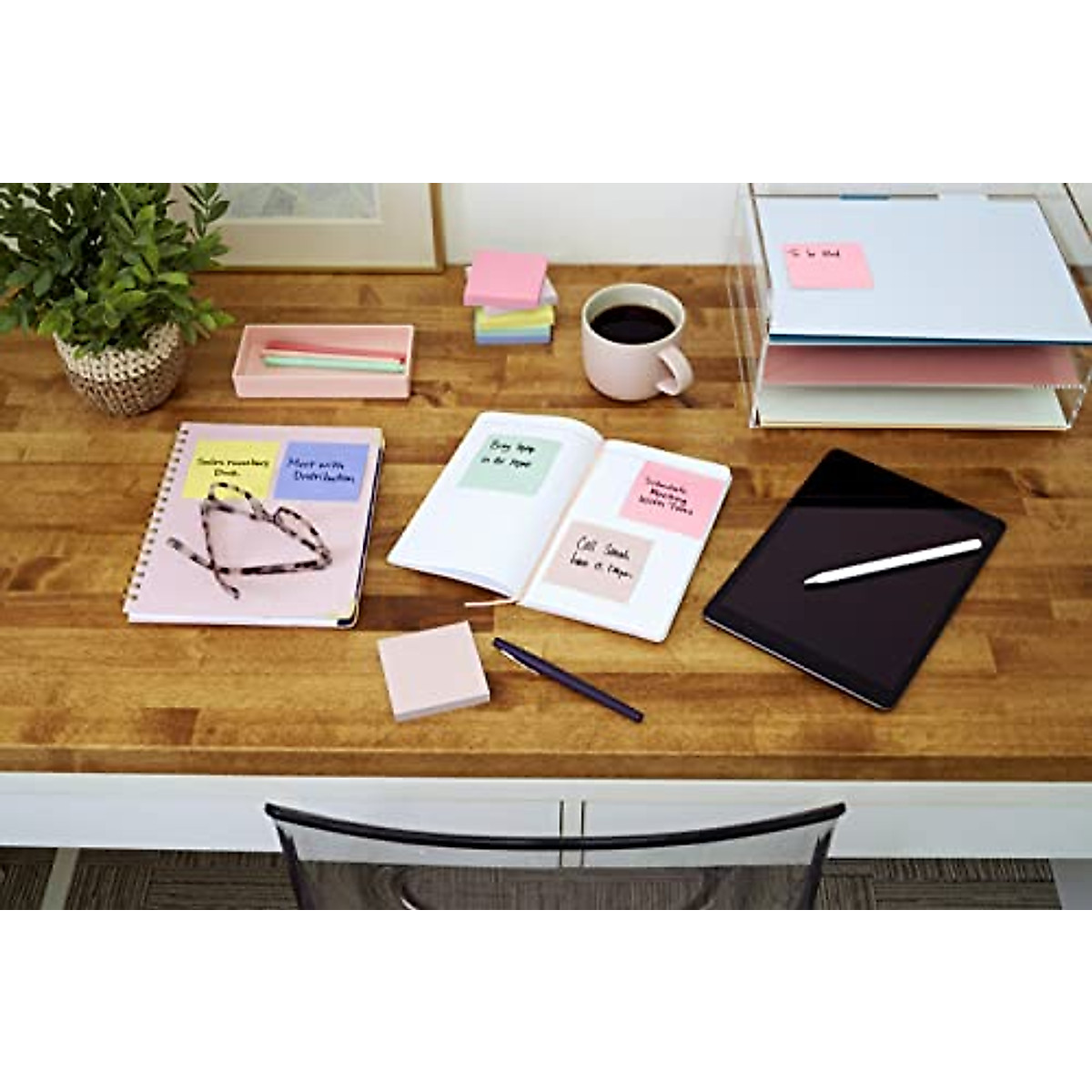 Post-it Greener Pop-up Notes, 3x3 in, 6 Pads, America's #1 Favorite Sticky Notes, Sweet Sprinkles Collection, Pastel Colors, Clean Removal, 100% Recycled Material (R330RP-6AP)