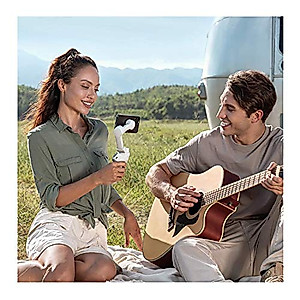 DJI OM 4 - Handheld 3-Axis Smartphone Gimbal Stabilizer with Grip, Tripod, Gimbal Stabilizer Ideal for Vlogging, YouTube, Live Video, Phone Stabilizer Compatible with iPhone and Android