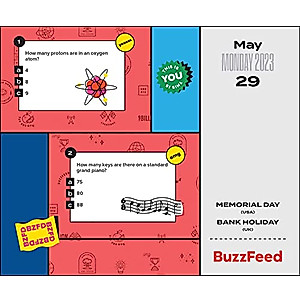 BuzzFeed 2023 Day-to-Day Calendar: Quizzes & Trivia