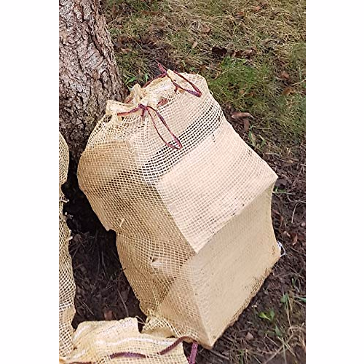 ShoplineON Reusable Vegetable Storage Bags 30 lbs – Heavy Duty Grocery Mesh Sacks Holds up to 30 lbs - Breathable Produce Citrus Potato Onion Storage - Washable Net Bags 18” x 26” Pack of 5