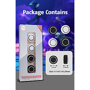 ASUS ROG Ally Thumb Grip Caps, Soft Silicone Joystick Cover Compatible with ASUS ROG Ally - (Two Sets)