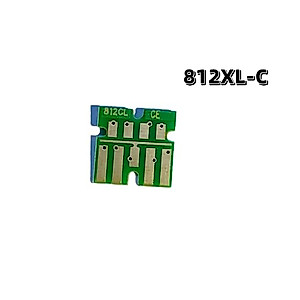 Replacement Chip for T812XL 812XL for Epson WF-7840 WF-7845 WF-7830 WF-7840 WF-7820 EC-C7000 Printer One Time Use Chip