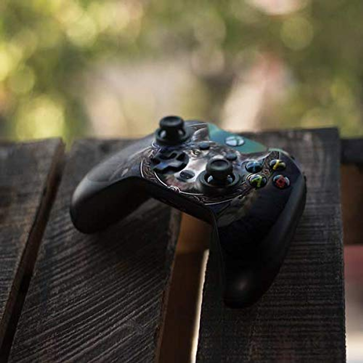 Skinit Decal Gaming Skin compatible with Xbox One Controller - Officially Licensed Tate and Co. Wolf Symbols Design