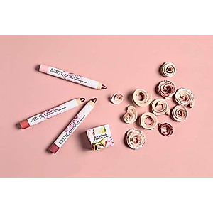 Physicians Formula Rosé Kiss All Day Glossy Lipstick Lip Color Makeup, Pink Blind Date | Dermatologist Tested, Clinicially Tested