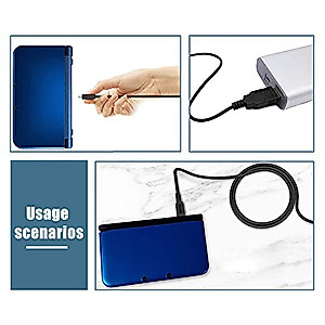 3DS USB Charger Cable, Power Charging Lead for Nintendo New 3DS XL/New 3DS/ 3DS XL/ 3DS/ New 2DS XL/New 2DS/ 2DS XL/ 2DS/ DSi/DSi XL