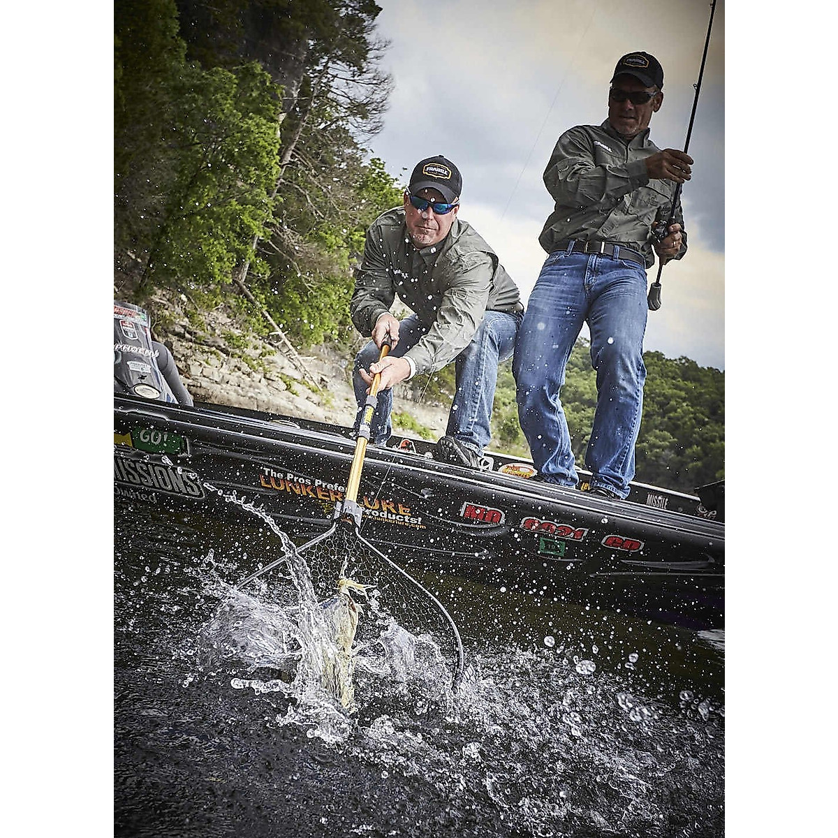 Frabill Conservation Series Landing Net with Camlock Reinforced Handle, 20 X 23-Inch, Premium Landing Net, Multi (9510)