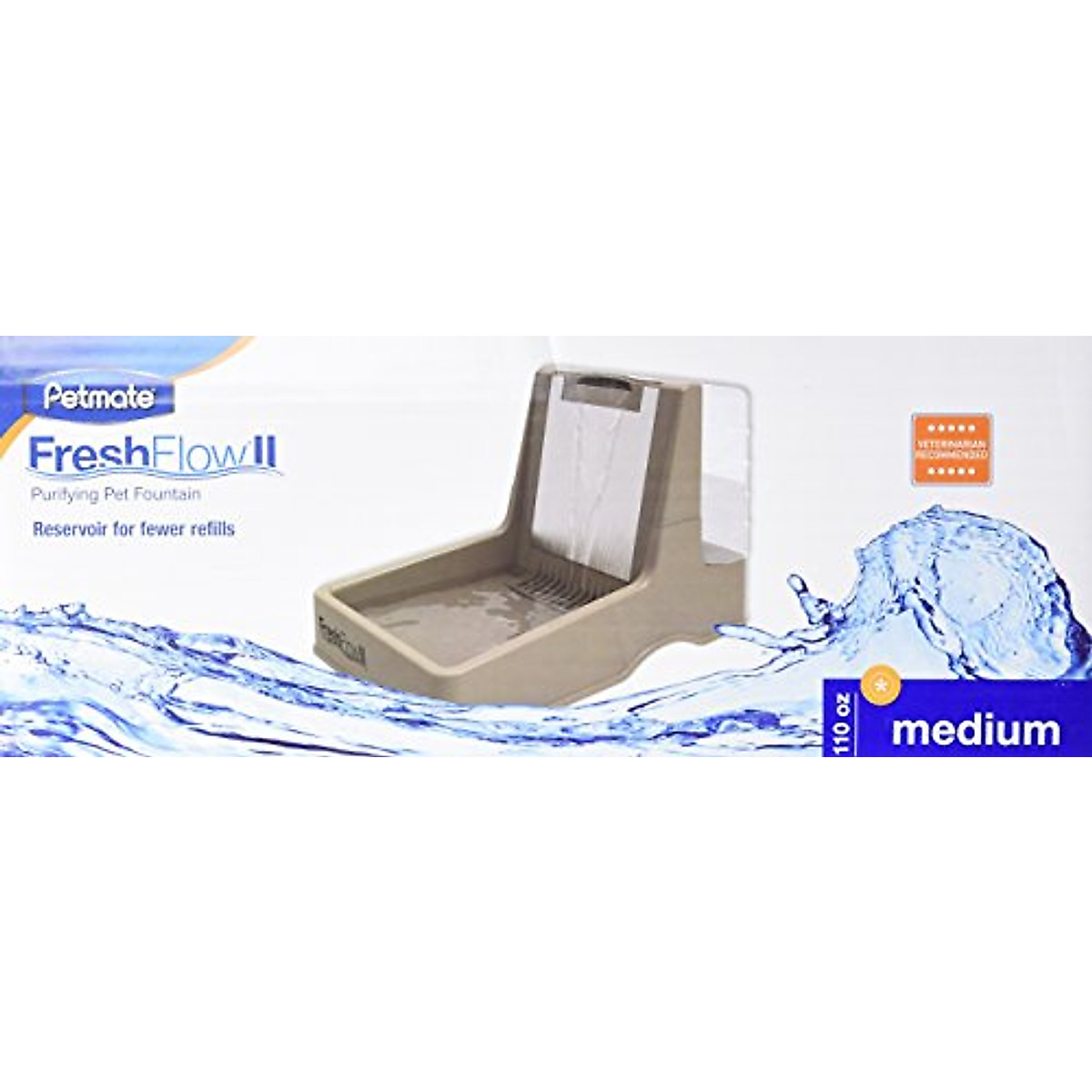 Petmate Fresh Flow II Fountain 110Oz