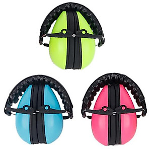 YIYIWANG Kids Ear Defender Noise Cancelling Headphones Reduction Earmuffs Adjustable Headband Hearing Protection (Pink)