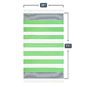 HAVLULAND Beach Towels,100% Turkish Cotton, Oversized 39x71 in, Sand Free Beach Towel, Large Turkish Towels for Beach, Pool, Bath, Cruise, Yoga, Gym, Travel Blanket - Pack of 6