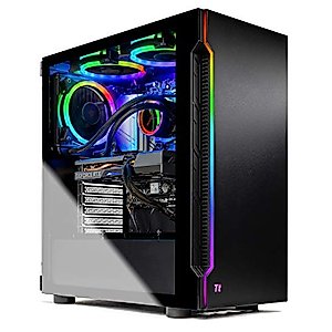 Skytech Shadow 3.0 Gaming PC Desktop - AMD Ryzen 7 3700X 3.6GHz, RTX 3060 Ti 8GB GDDR6, 16GB DDR4 3000, 1TB NVME, B550 Motherboard, 600W Gold PSU, AC WiFi, Windows 10 Home 64-bit