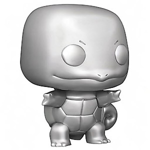 Funko Pop! Games: Pokemon S8 - Squirtle Silver Metallic