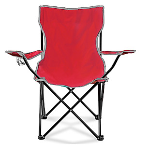 Four Seasons Courtyard 6-Pack Lightweight Folding Lawn Chair with Cupholder for Camping
