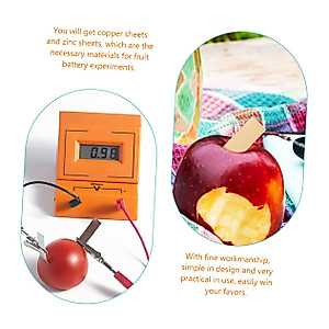 BELLIFFY 5 Pairs Zinc Sheet Copper Sheet Pool Gold Plating Machine DIY Fruit Zinc Strips for Roof Moss Electrode Strip for Plating Plate Anode for Zinc Plating Gasket Material Zinc Anode