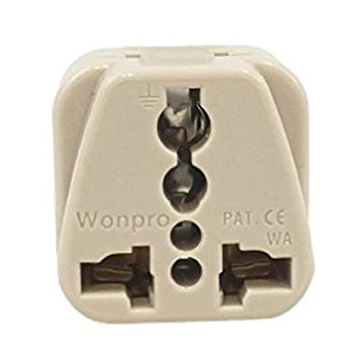 REGVOLT Grounded Universal Socket 2 in 1 Plug Adapter Type B - USA/Japan (2 - Pack)