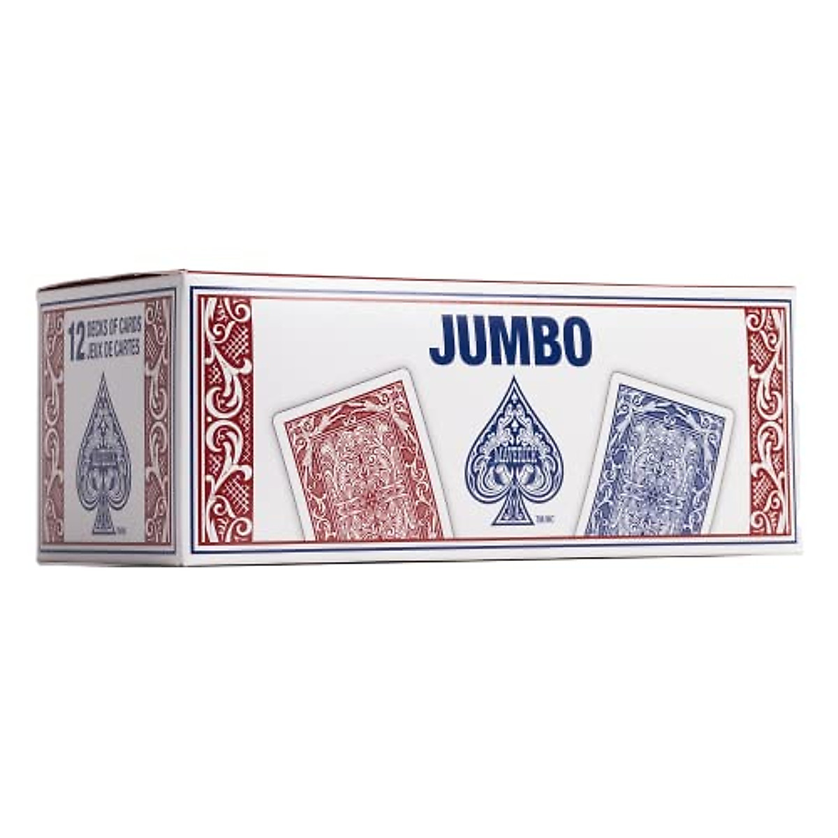 Maverick Jumbo 12 Pack Playing Cards , Blue