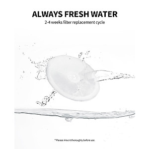 PETKIT Upgraded Filter Units 3.0 for Pet Water Fountains Eversweet 2S/3/3 Pro,Eversweet Solo/Solo SE & CYBERTAIL, Replacement Filters (5 pcs)