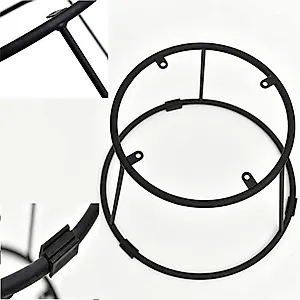 RILOOP Upholstered Footstool Iron Round Foot Stool,Upholstered Ottoman Pu Leather Footrest Changing Shoe Stool for Makeup Dining Room Dressing Chair Shoe Bench Storage Footstool/OliveGreen