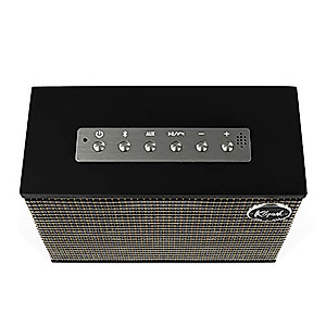 Klipsch Heritage Groove Portable Bluetooth Speaker in Black, Matte Black