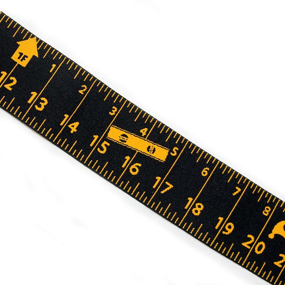 MELOTOUGH Tool Belt Suspenders Work Suspenders 2" Wide Adjustable and Elastic Braces X Shape with Very Strong Clips - Heavy Duty tape measure suspenders for men (Black Tape)