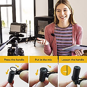 MAONO USB Lavalier Microphone, 192KHZ/24BIT Plug & Play Omnidirectional Lapel Shirt Collar Clip on Mic for PC, Computer, Mac, Laptop, YouTube, Skype, Recording, Podcasting, Gaming, AU-UL10