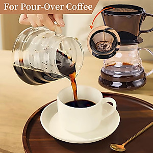 2PCS Reusable Coffee Filters for Ninja, Premium Gold Coffee Filter, No.4 Cone Coffee Maker Filters for Coffee Lovers, Compatible with Ninja Dual Brew Pro Reusable Coffee Filter