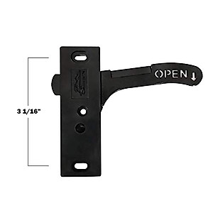 Camp'N - RV Screen Door Latch- Handle (Right Hand) for RV, Trailer, Camper, Motor Home, Cargo Trailer - OEM Replacement (RH)